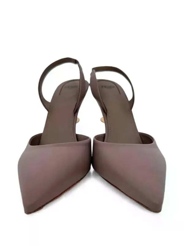 Fendi First Slingback Pumps - Neutrals