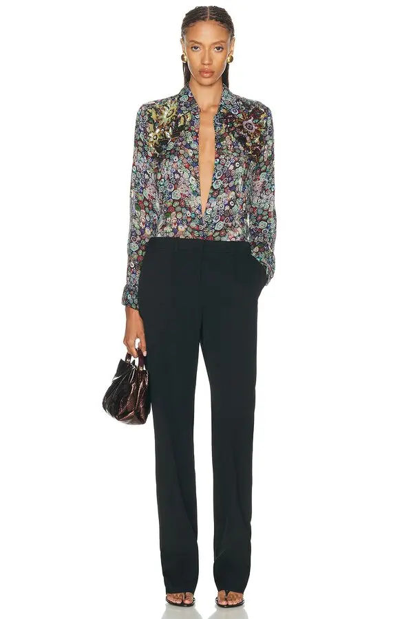 Dries Van Noten Chowy Shirt In Black