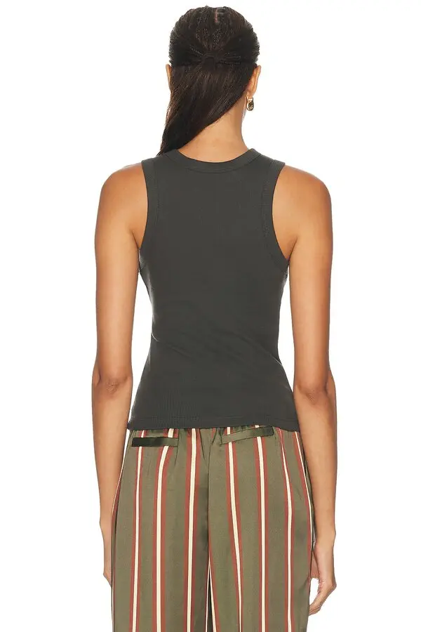 Enza Costa Cashmere Rib Tank Top