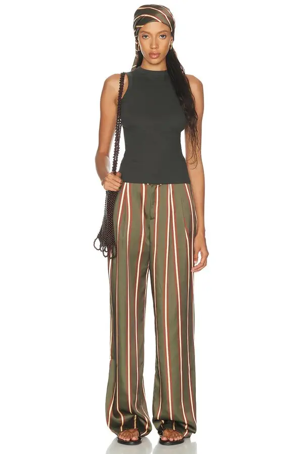 Enza Costa Cashmere Rib Tank Top