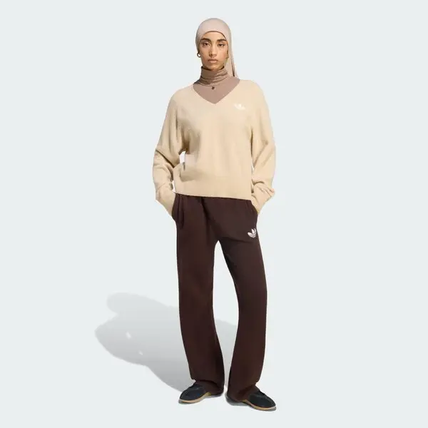 Adidas Essentials Knit V-neck Sweatshirt Long Sleeve