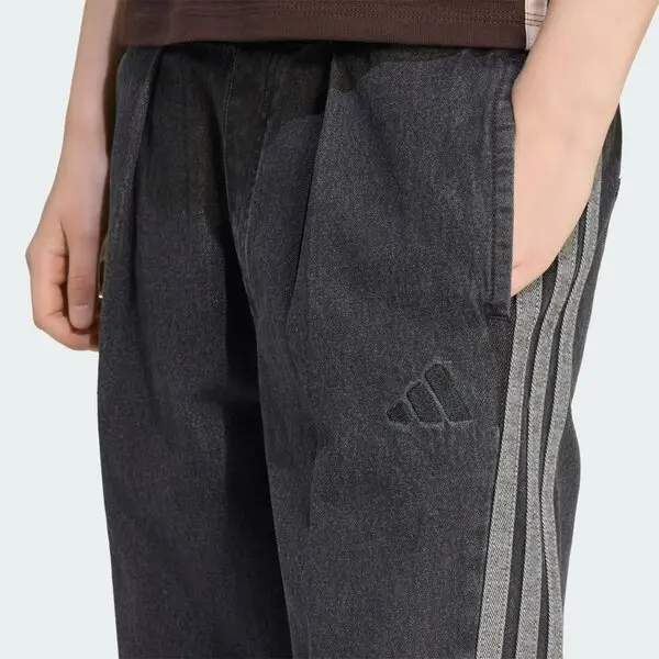 Adidas Stadium Washed Denim Loose Fit Pants