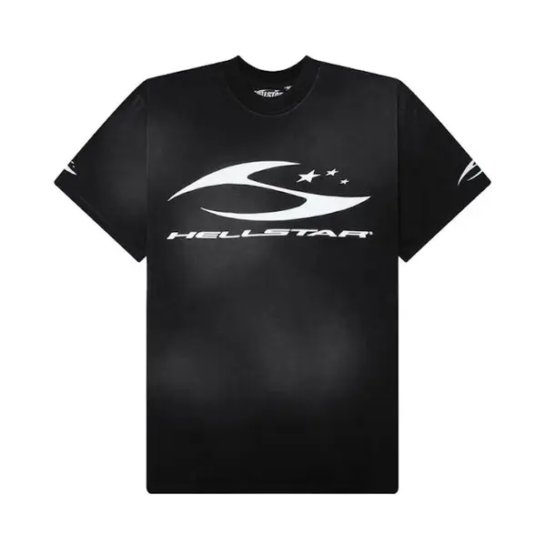 HELLSTAR Cursive Logo Glow In The Dark Tee Shirt