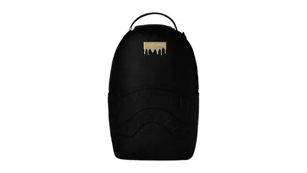 SPRAYGROUND Gold Drip Logo Dlxsv Backpack