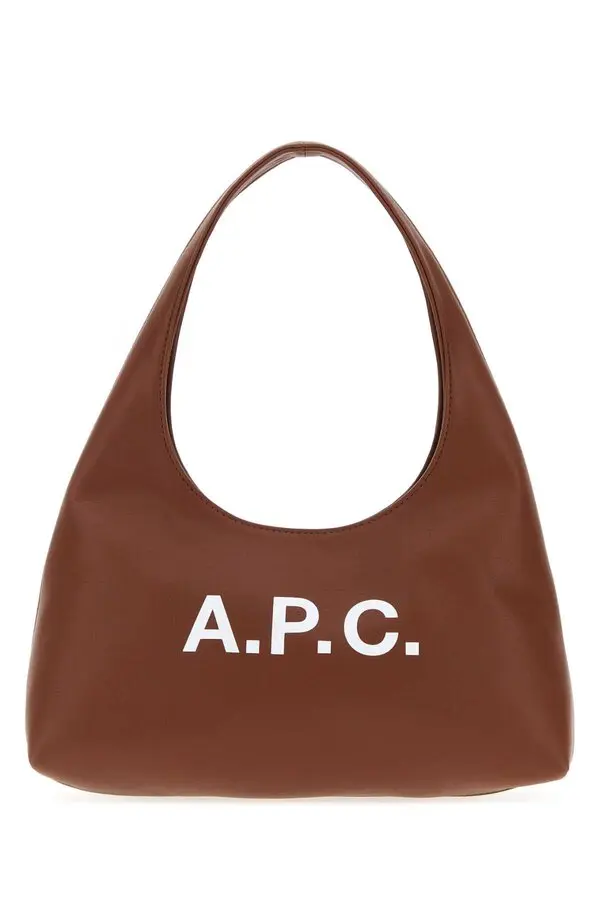 A.p.c. Synthetic Leather Small Ninon Shoulder Bag