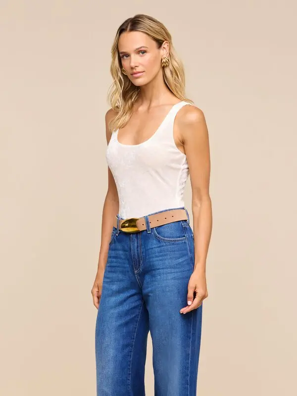 L'Agence Kalea Mesh Bodysuit - Ivory