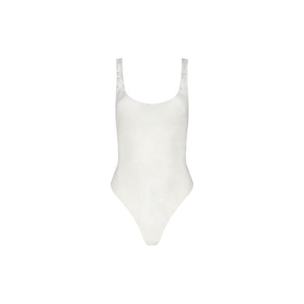 L'Agence Kalea Velvet Bodysuit - Ivory