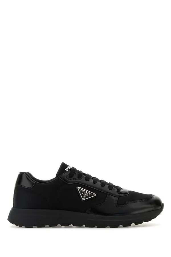 Prada Nylon And Leather Prax 2.0 Sneakers