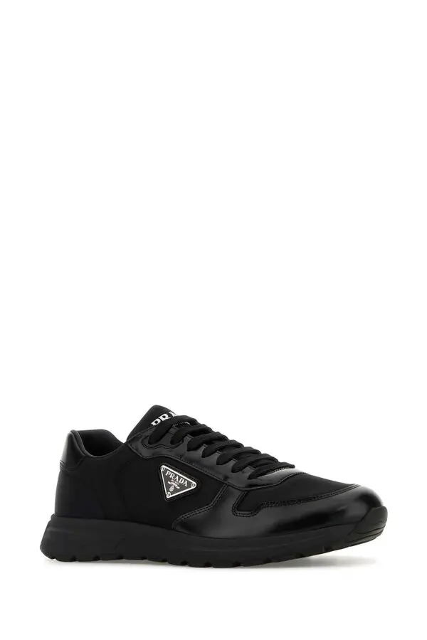 Prada Nylon And Leather Prax 2.0 Sneakers