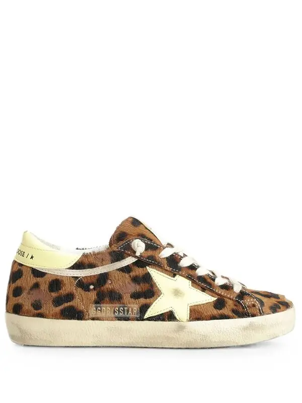 GOLDEN GOOSE Super-star Leather Sneakers - Multi