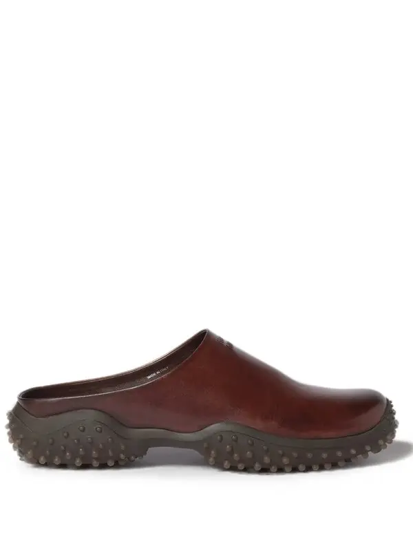 Miu Miu Leather Clogs