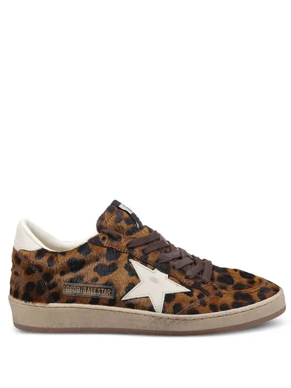 GOLDEN GOOSE Ball Star Sneakers - Brown