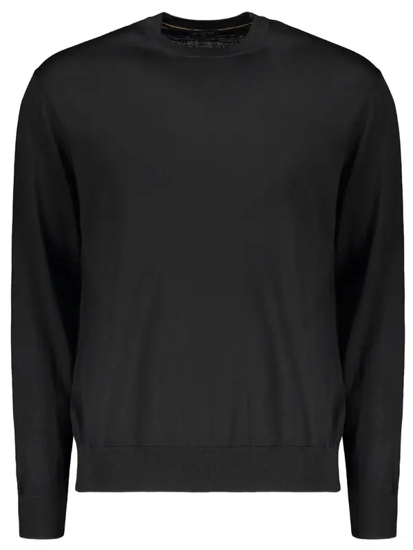 Paul & Shark Crew Neck Pullover In Virgin Wool