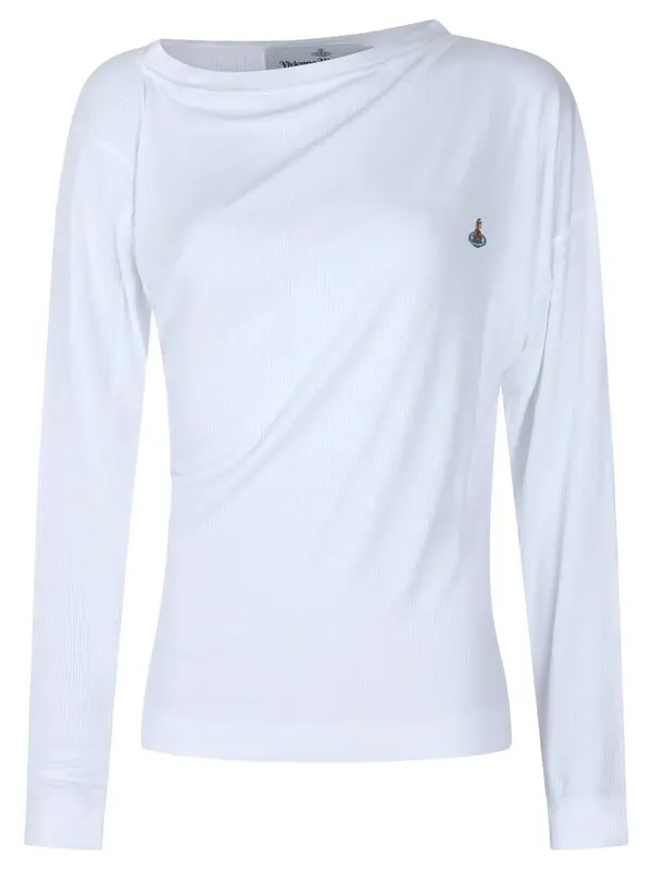VIVIENNE WESTWOOD Hebo Long Sleeve Top - White
