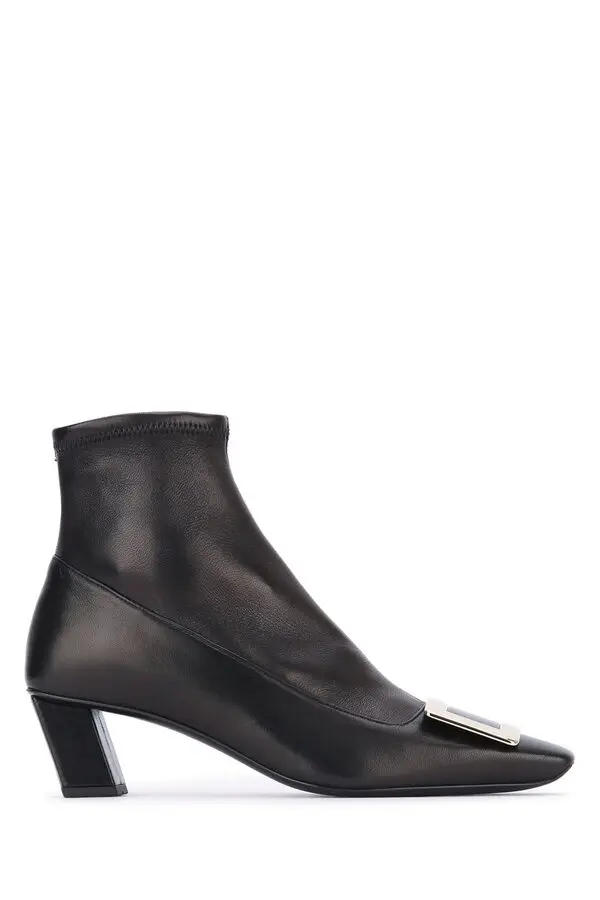 ROGER VIVIER Leather Ankle Boots