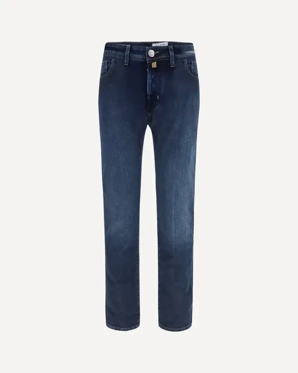 JACOB COHЁN Bard Super Stretch Denim Jeans - Blue