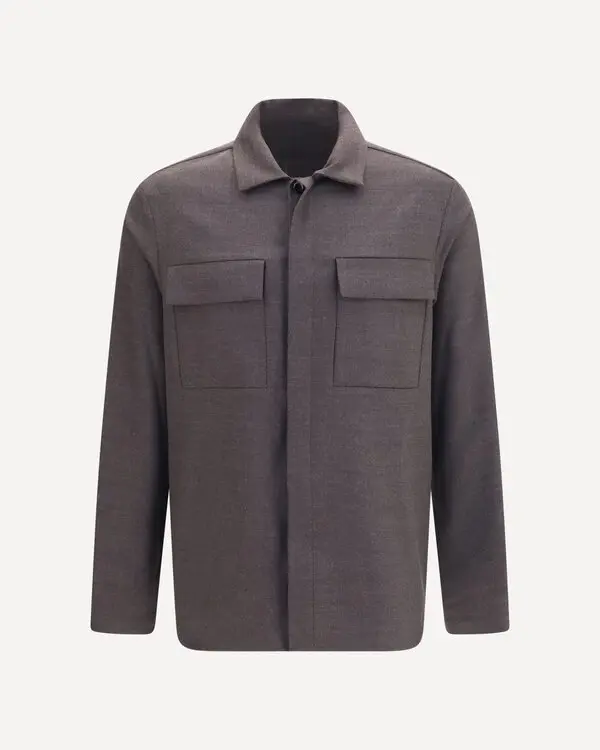 NINE:INTHE:MORNING Wool Freud Hirt - Brown