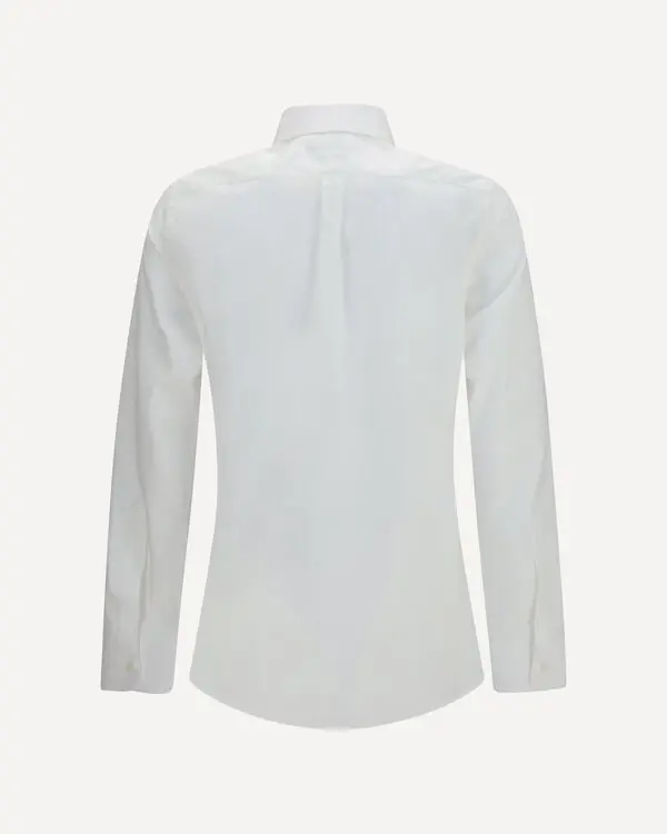 Dolce & Gabbana Gold Cotton Poplin Shirt