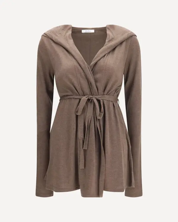 Max Mara Falda Lyocell And Ilk Blend Cardigan