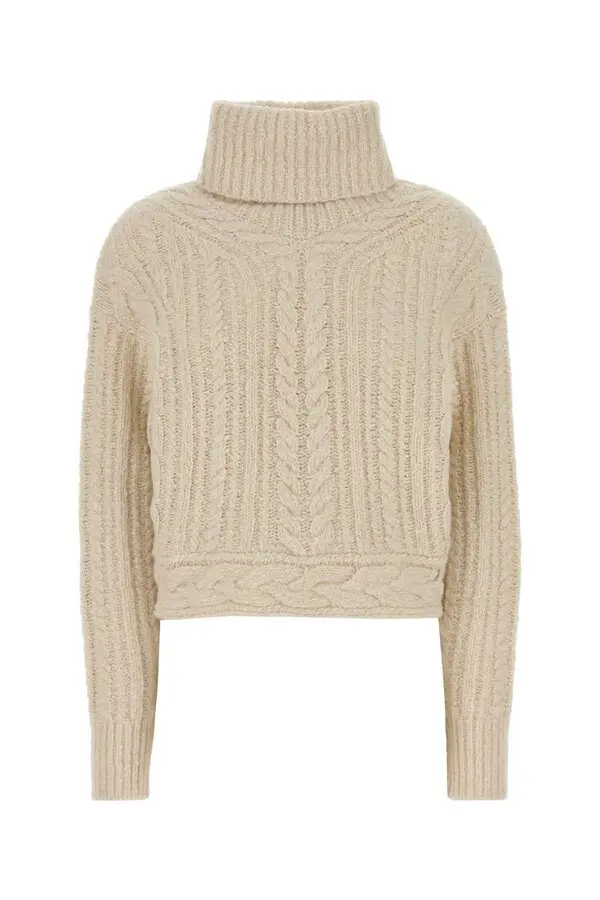 Isabel Marant Étoile Ivory Cotton Blend Brenda Sweater - White