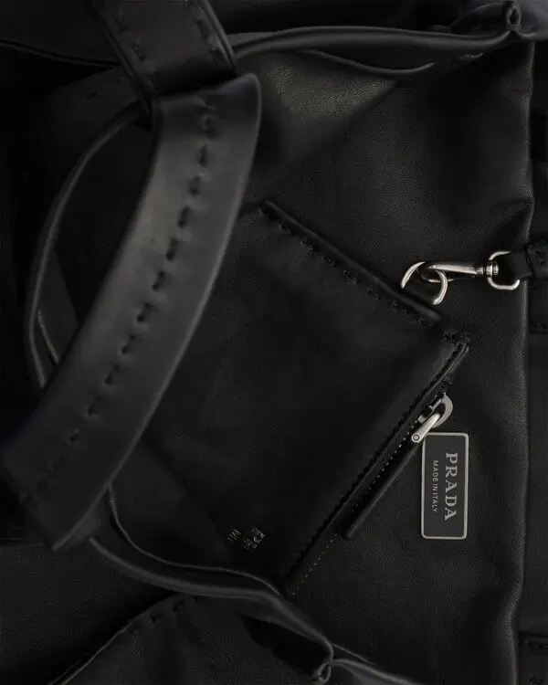 Prada Nappa Leather Tote Bag