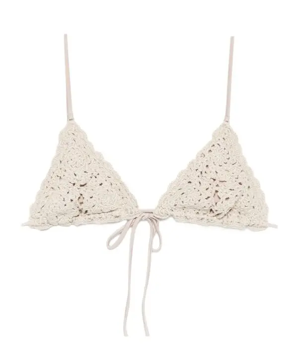 Frankies Bikinis Tie-side Bikini - White
