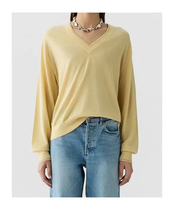 Guest In Residence The Airy V Cashmere Sweater