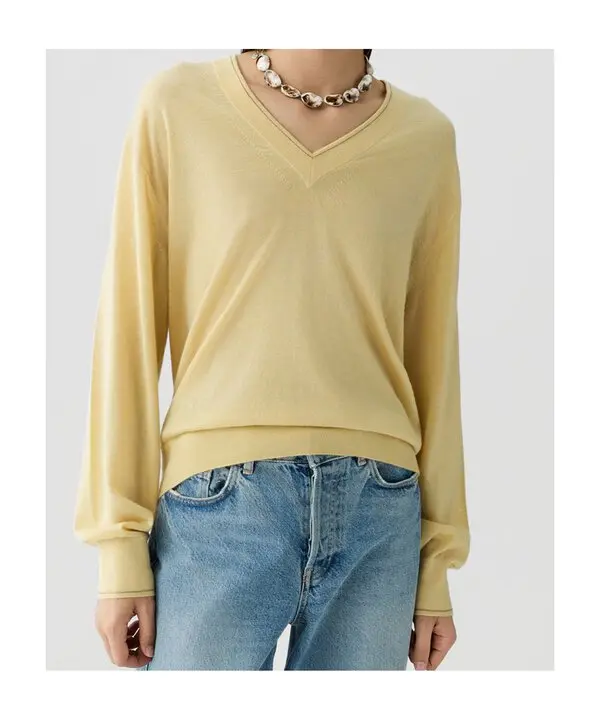 Guest In Residence The Airy V Cashmere Sweater