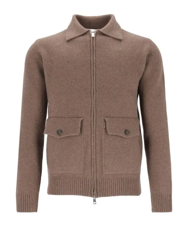 AL DUCA DAOSTA 1902 Long-sleeve Zip-up Cardigan