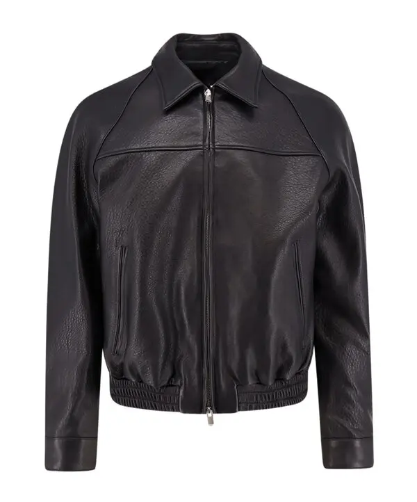 TONYWACK Zipped Leather Jacket