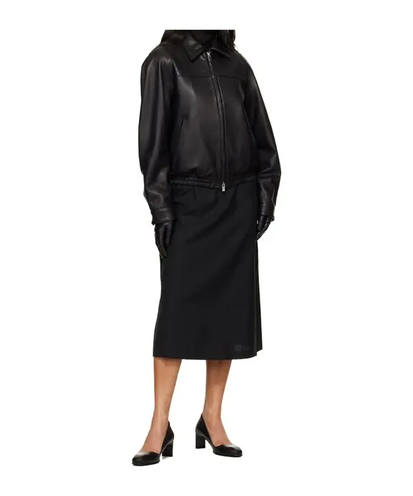 TONYWACK Zipped Leather Jacket