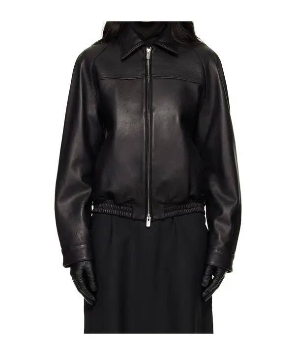 TONYWACK Zipped Leather Jacket