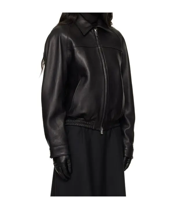 TONYWACK Zipped Leather Jacket