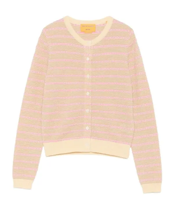 Guest In Residence Pebble Stripe Jane Cardigan