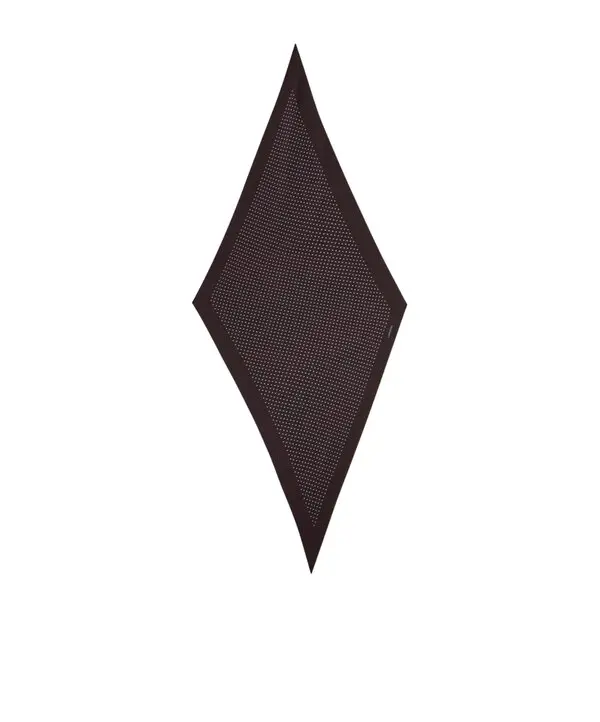 LARDINI Patterned Square Scarf