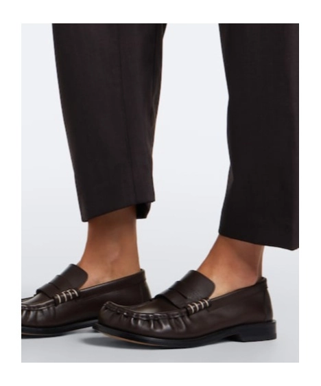 NILI LOTAN Shon Virgin Wool Barrel-leg Pants