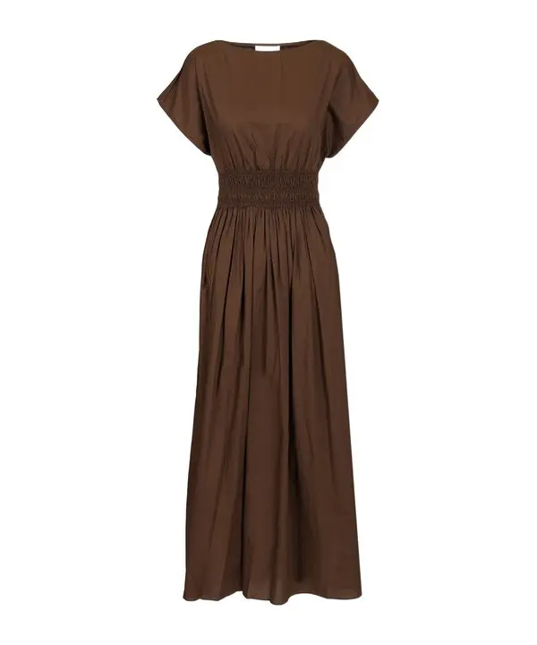 Matteau Shirred Waist Midi Dress