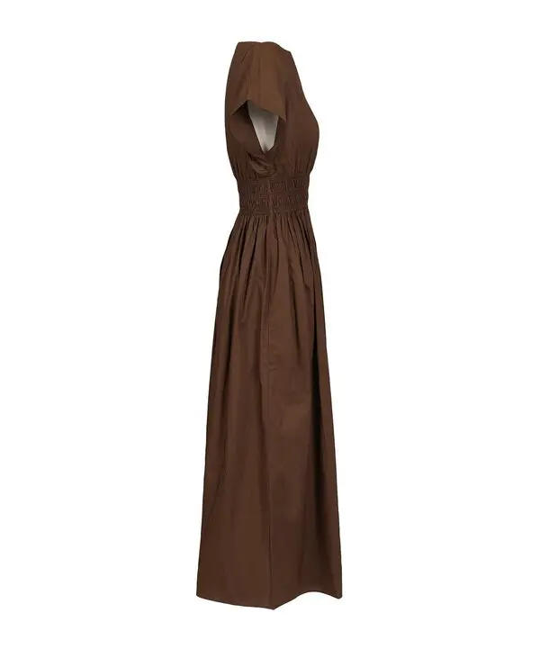 Matteau Shirred Waist Midi Dress