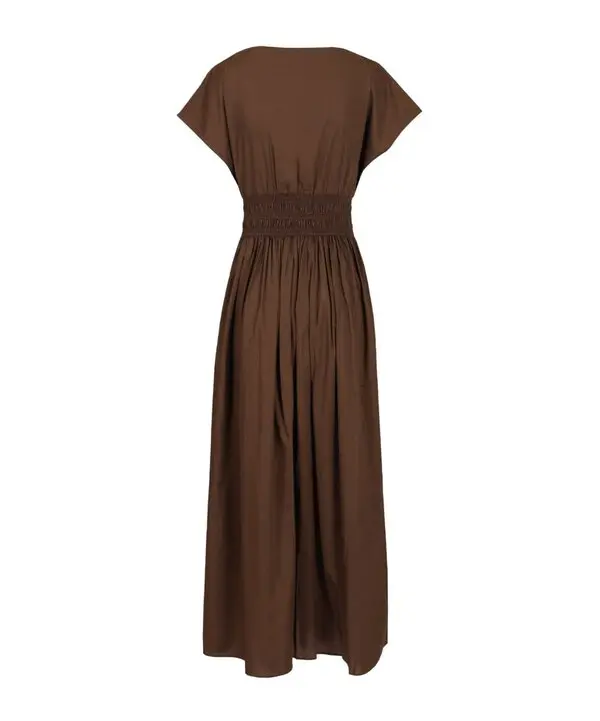 Matteau Shirred Waist Midi Dress