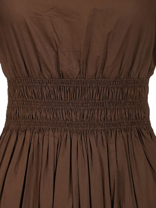 Matteau Shirred Waist Midi Dress