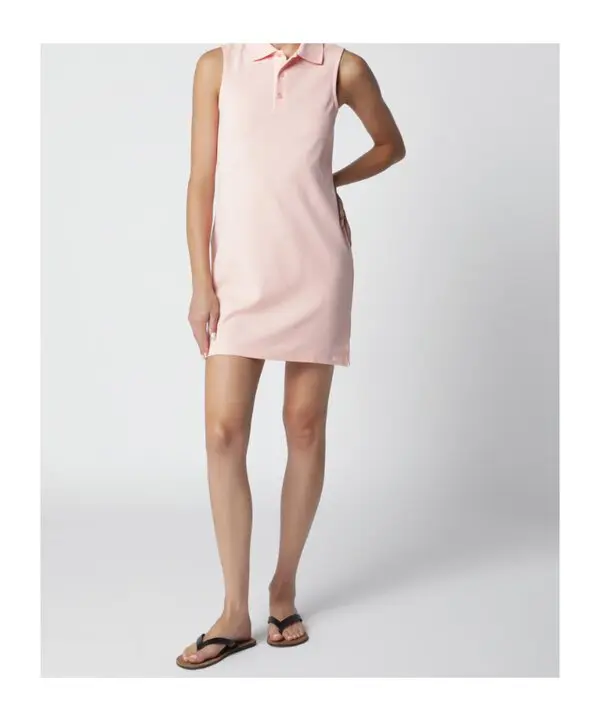 FLORE FLORE Lauren Sleeveless Polo Collar Dress