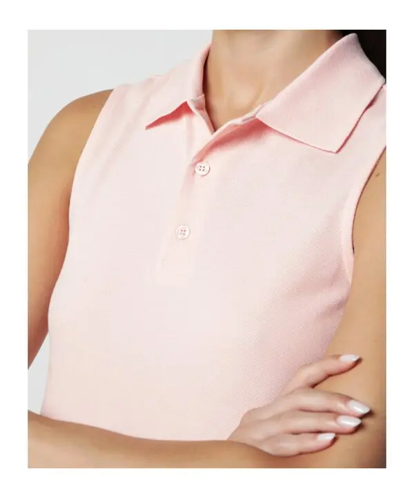 FLORE FLORE Lauren Sleeveless Polo Collar Dress