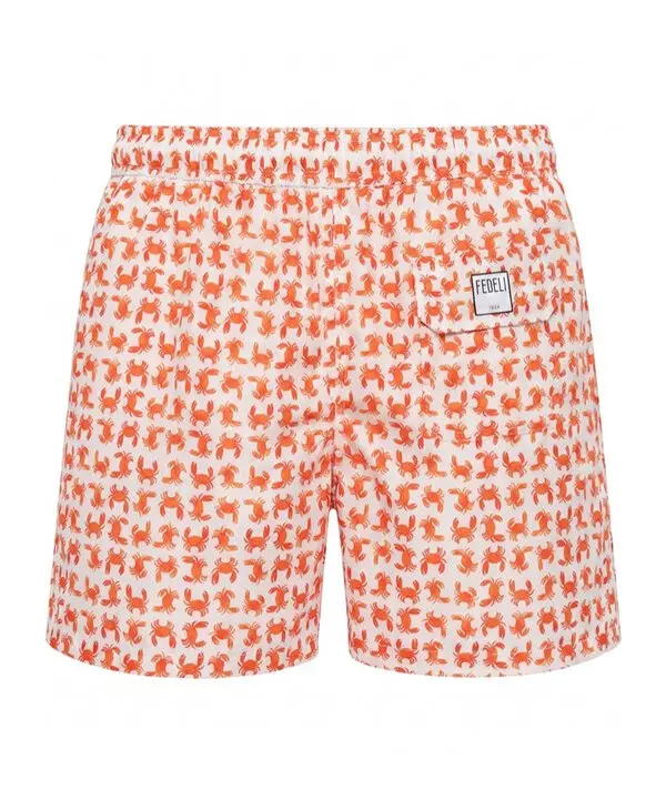 Fedeli Printed Swim Trunks