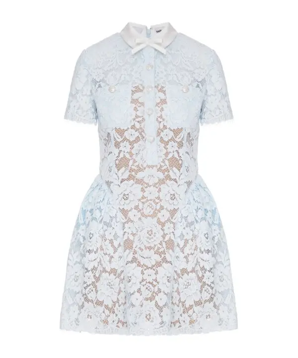 SELF-PORTRAIT Flared Mini Dress