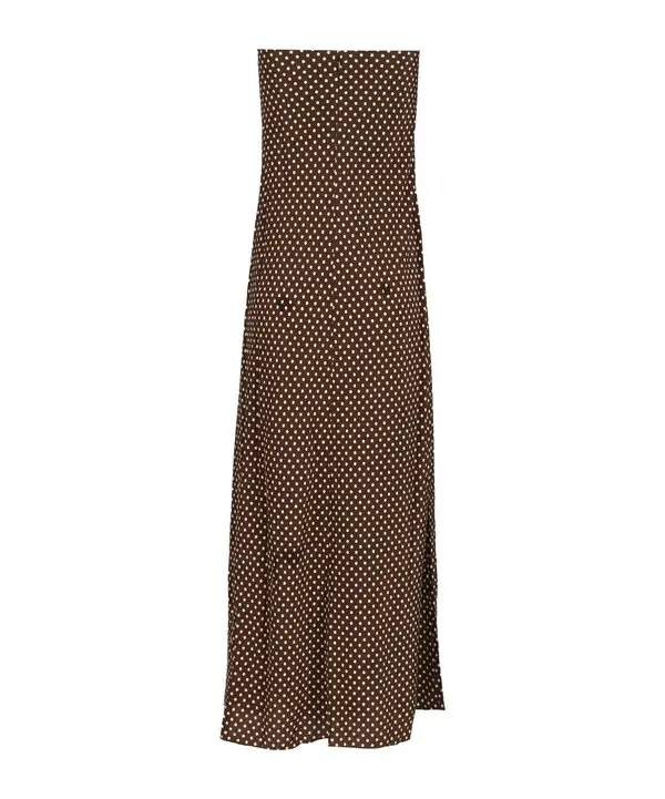 Matteau Strapless Straight-cut Midi Dress