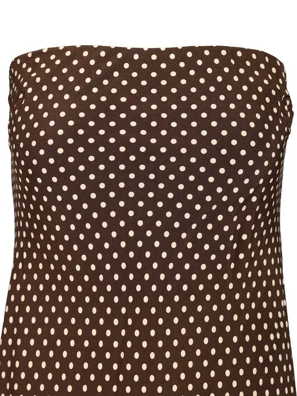 Matteau Strapless Straight-cut Midi Dress