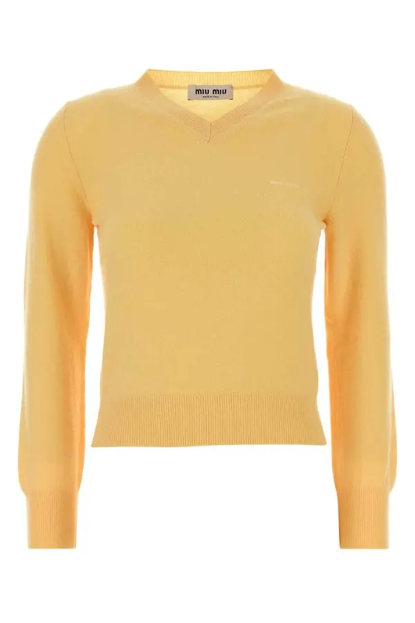 Miu Miu Wool Sweater - Yellow