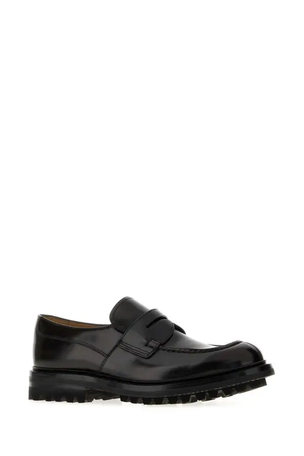 Church's Dark Leather Mc Kinnon Loafers - Brown