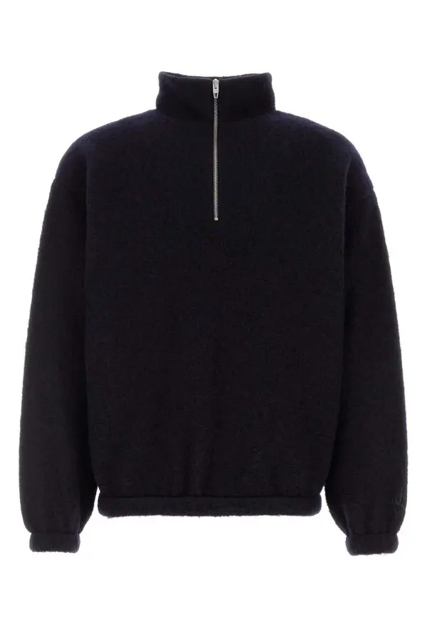 JIL SANDER Midnight Wool Blend Sweatshirt