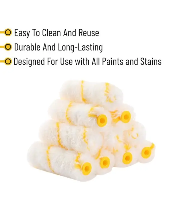 XDOVET Paint Roller With Covers Wall Tool